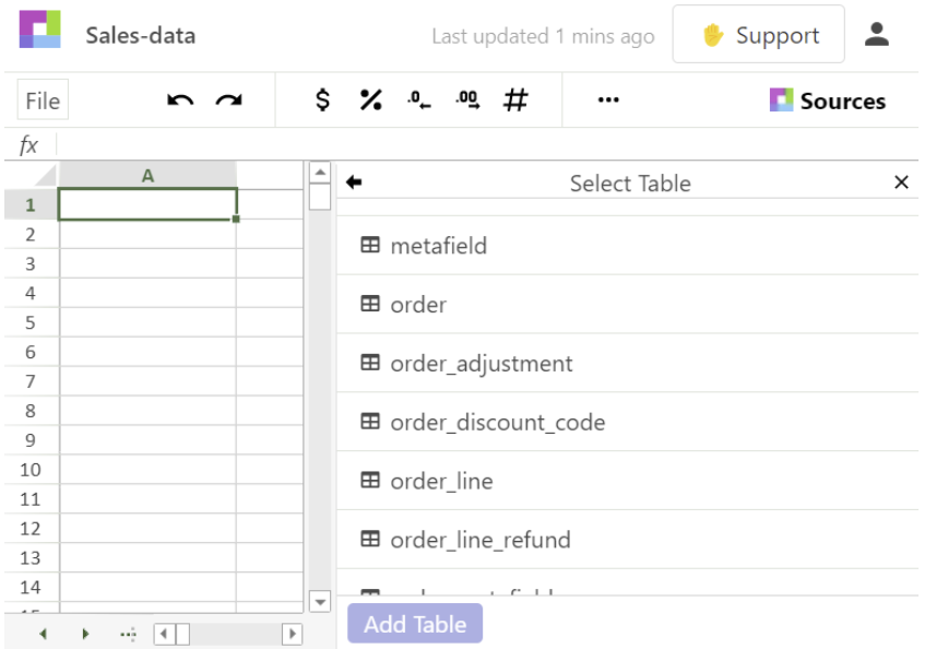 Sourcetable Docs | Aggregates